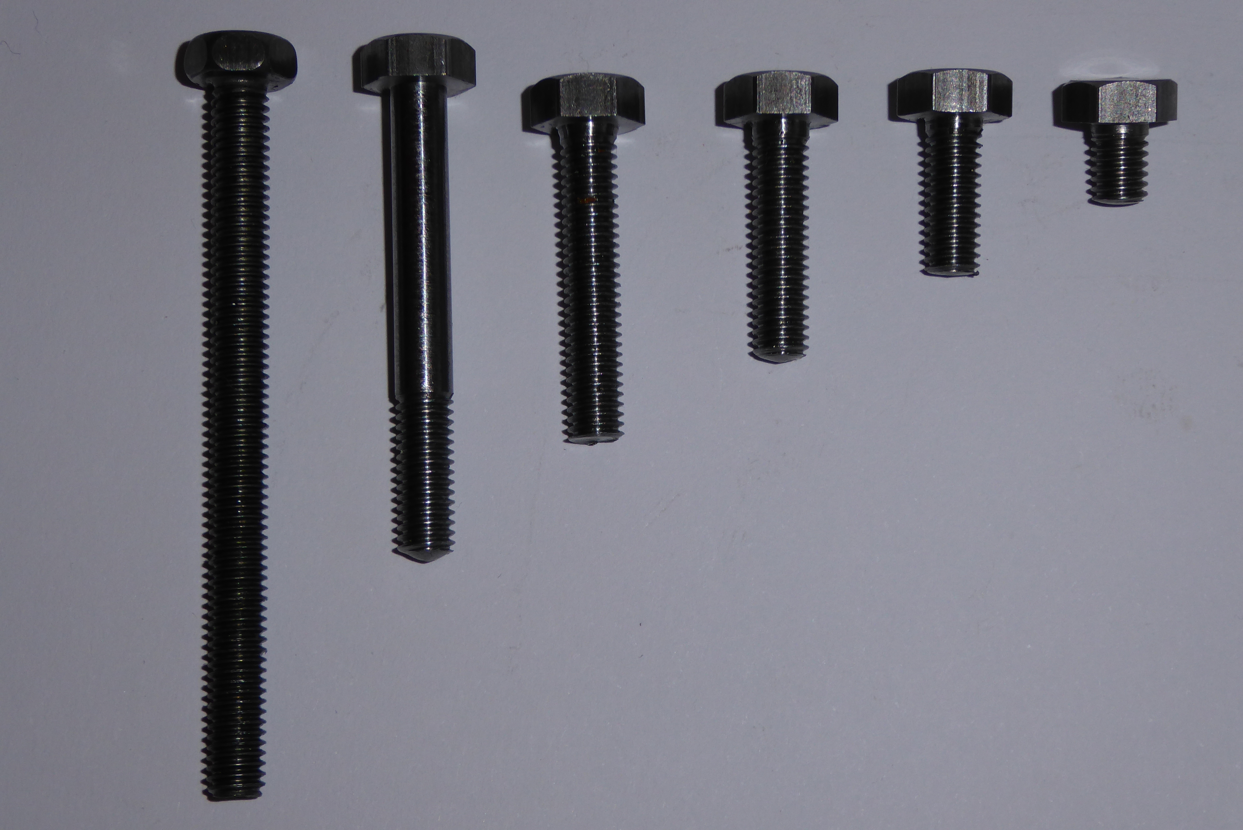 BA hex bolts steel and stainless fasteners for model engineers, Steel ...